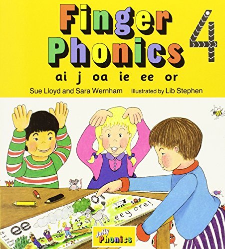 Finger Phonics Book 4: Ai, J, Oa, Ie, Ee, Or/Board Book by Lloyd Sue ...