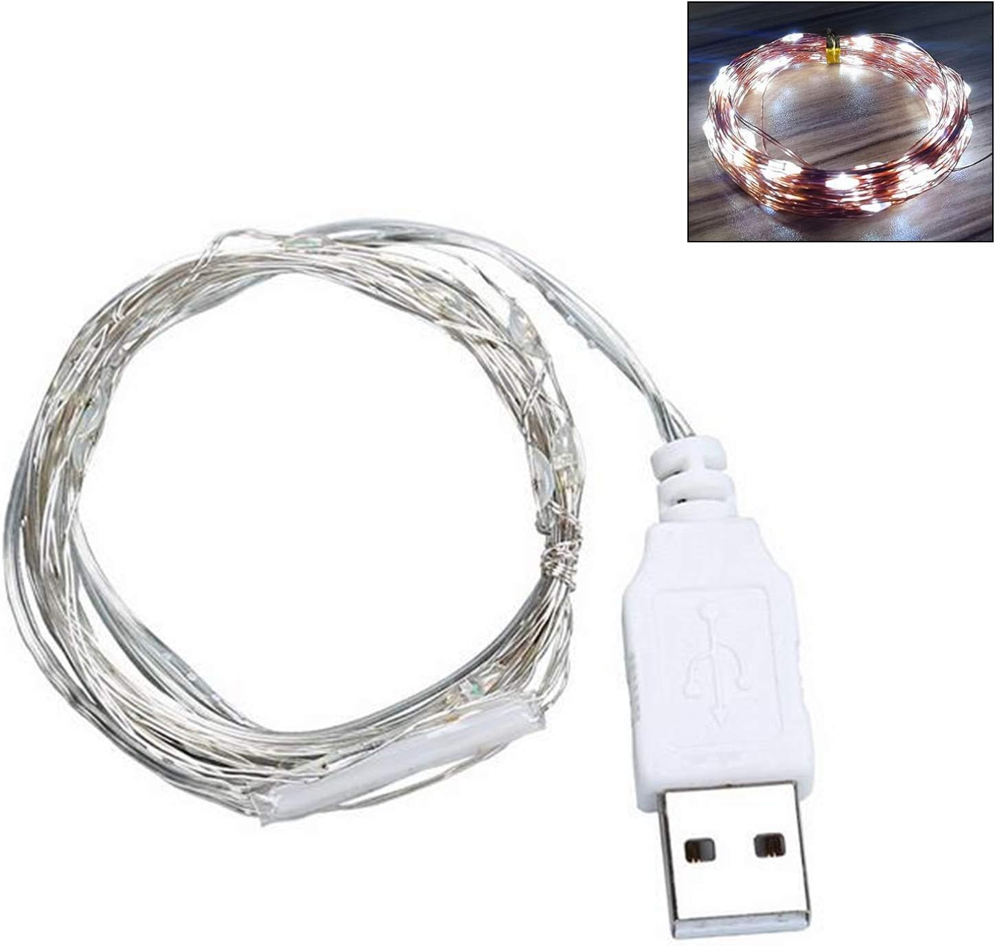 Amazon.com: Everlasting Glow Micro LED Light String, 30 Warm White ...