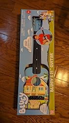 Amazon.com: Bluey 21" Kids Guitar - Small Plastic Portable Learn to ...