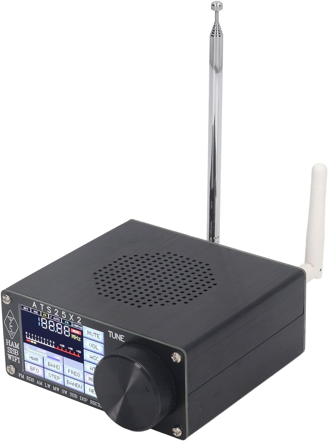 RANRAO ATS 25 X1 Si4732 Vollband Radioempfänger, DSP-Radioempfänger mit ...