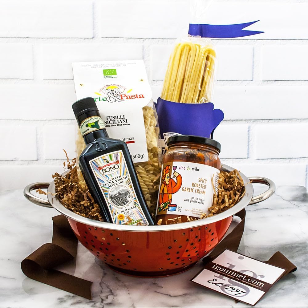 Amazon.com: igourmet Pasta Classic Gourmet Gift Basket - All the ...