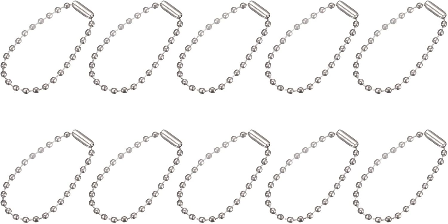 Amazon.com: HARFINGTON Ball Bead Chains, 3.94" 120Pcs Pull Chain ...