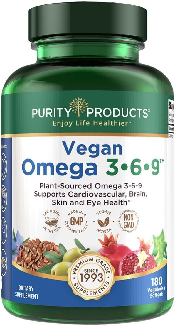 Amazon.com: Purity Products Omega 3-6-9 Vegan Omega Formula - “5 in 1 ...