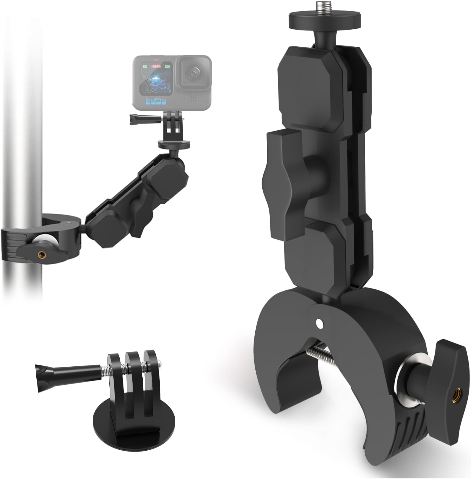 CAMOLO Kamera Super Clamp, Kamerahalterung Klemme mit 1/4 & 3/8 ...