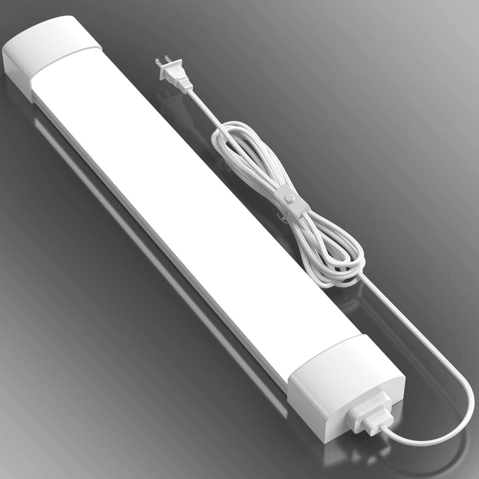 Airand - Lámpara de techo LED con enchufe de 5000 K, tubo LED triproof ...