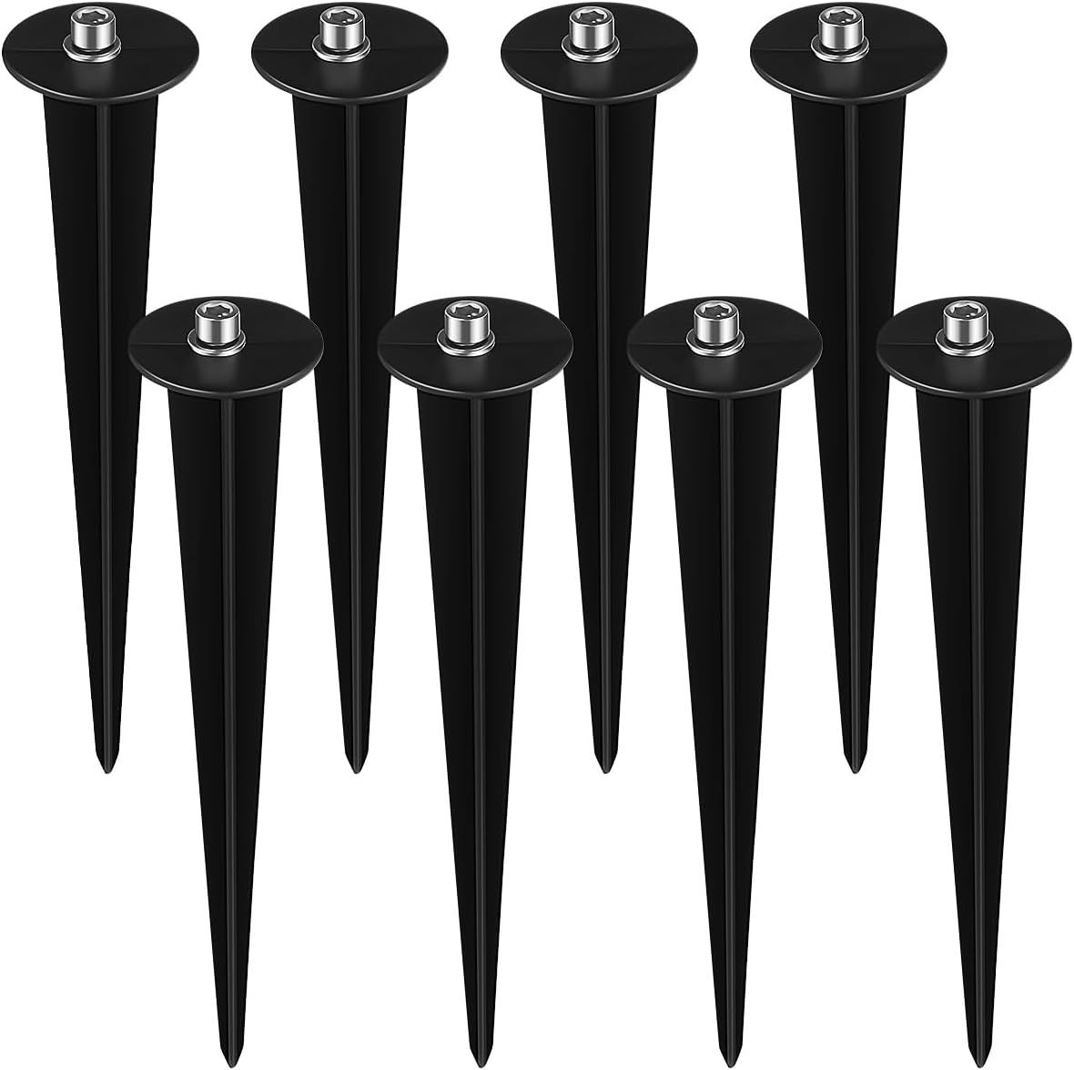 Amazon.com : Blulu 24 Pcs 5.3 Inch Solar Light Replacement Stakes ...