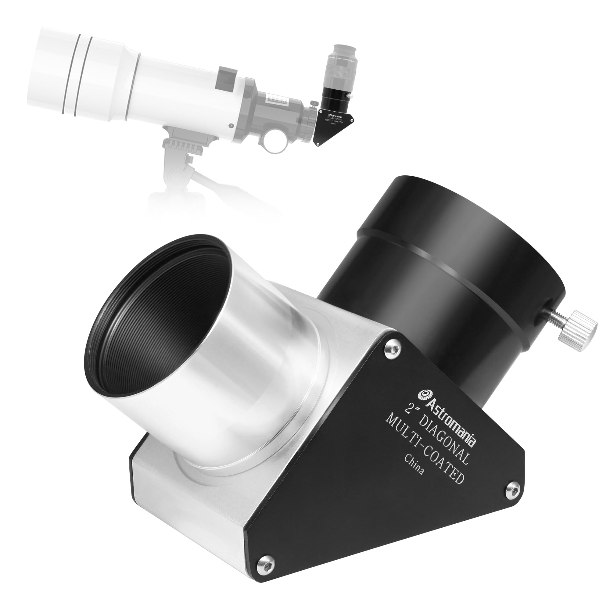 Amazon.com : Astromania 2 Inch Star Diagonal 90-Degree Mirror with 93% ...