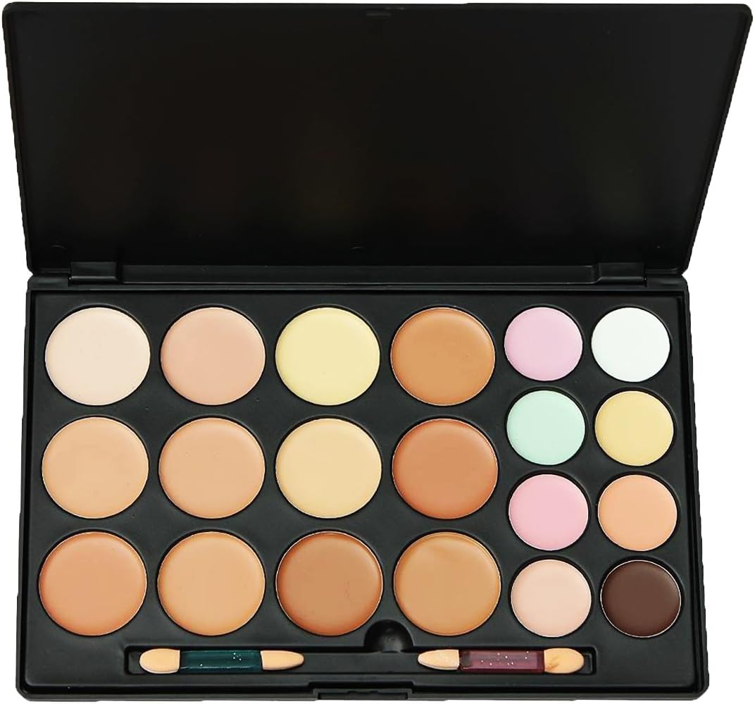 Amazon.com: LEFV 20 Color Concealer Camouflage Palette Professional ...