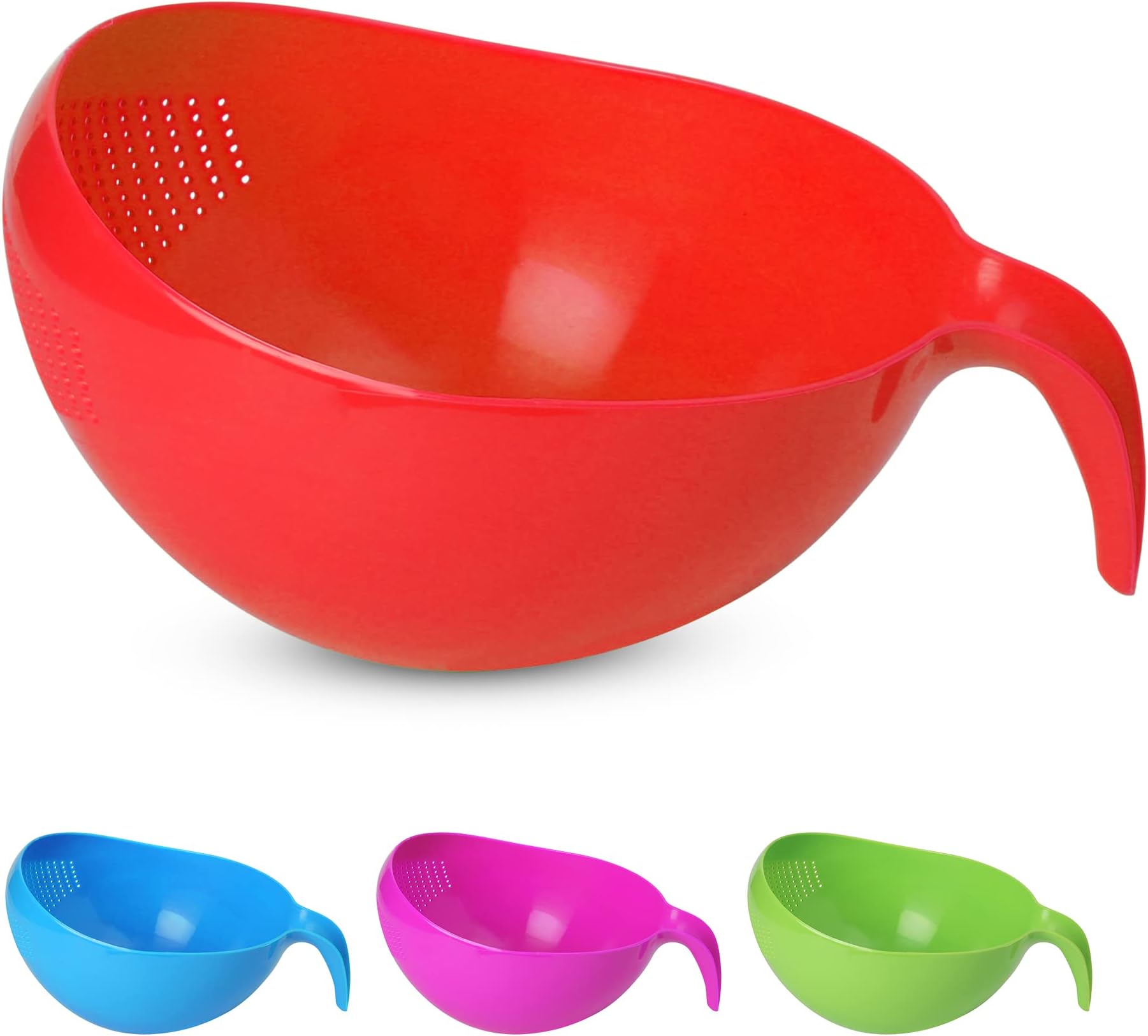 Amazon.com: KSJONE Heavy Duty Rice Washer Strainer Colander Washing ...