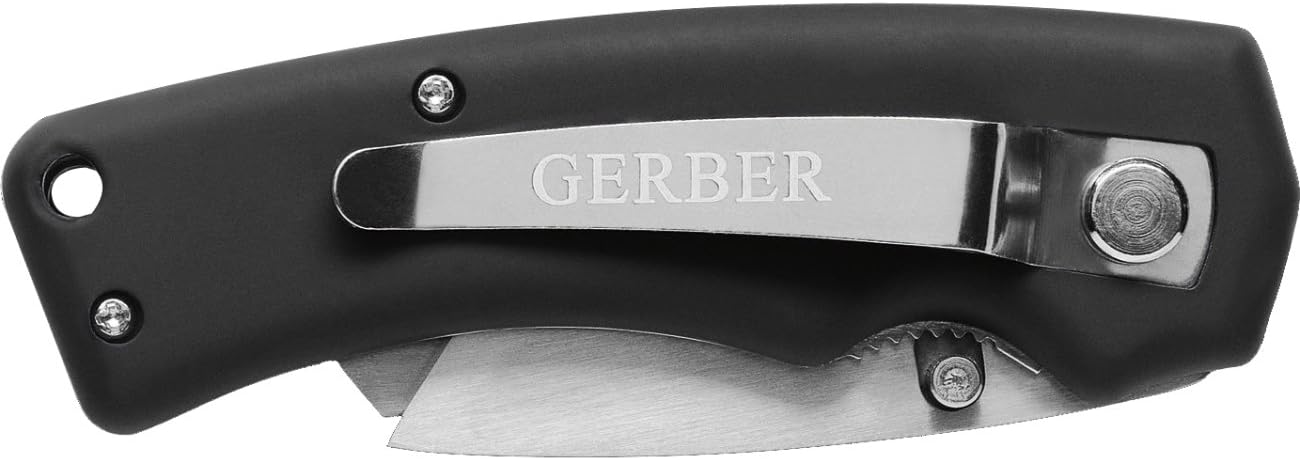 Gerber Blades Gerber Edge,Blk Rubber HdleClam : Amazon.co.uk: DIY & Tools