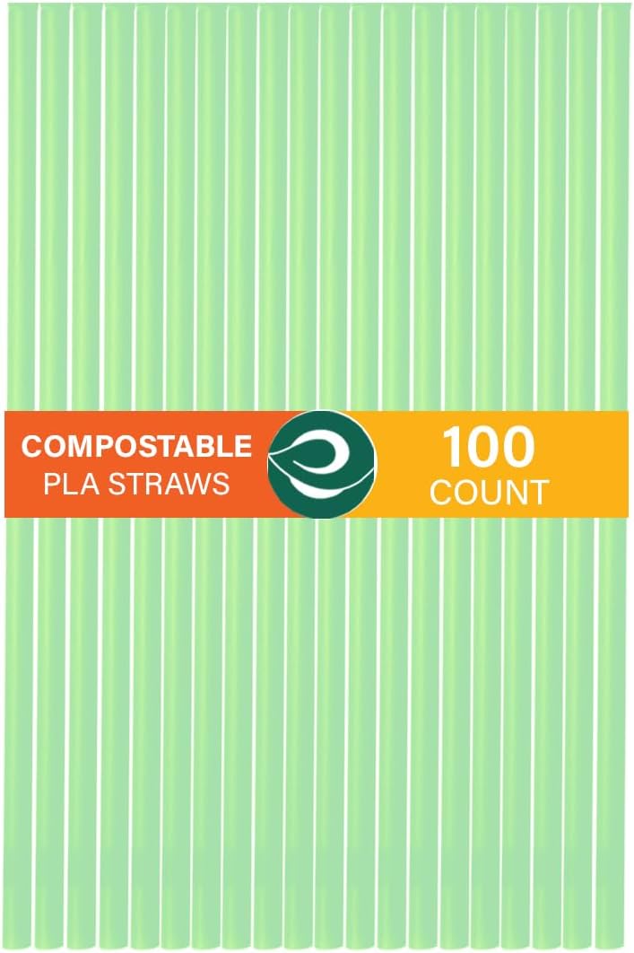 Dr. Bio Biodegradable Compostable Straw Eco Friendly, Thick Quality ...