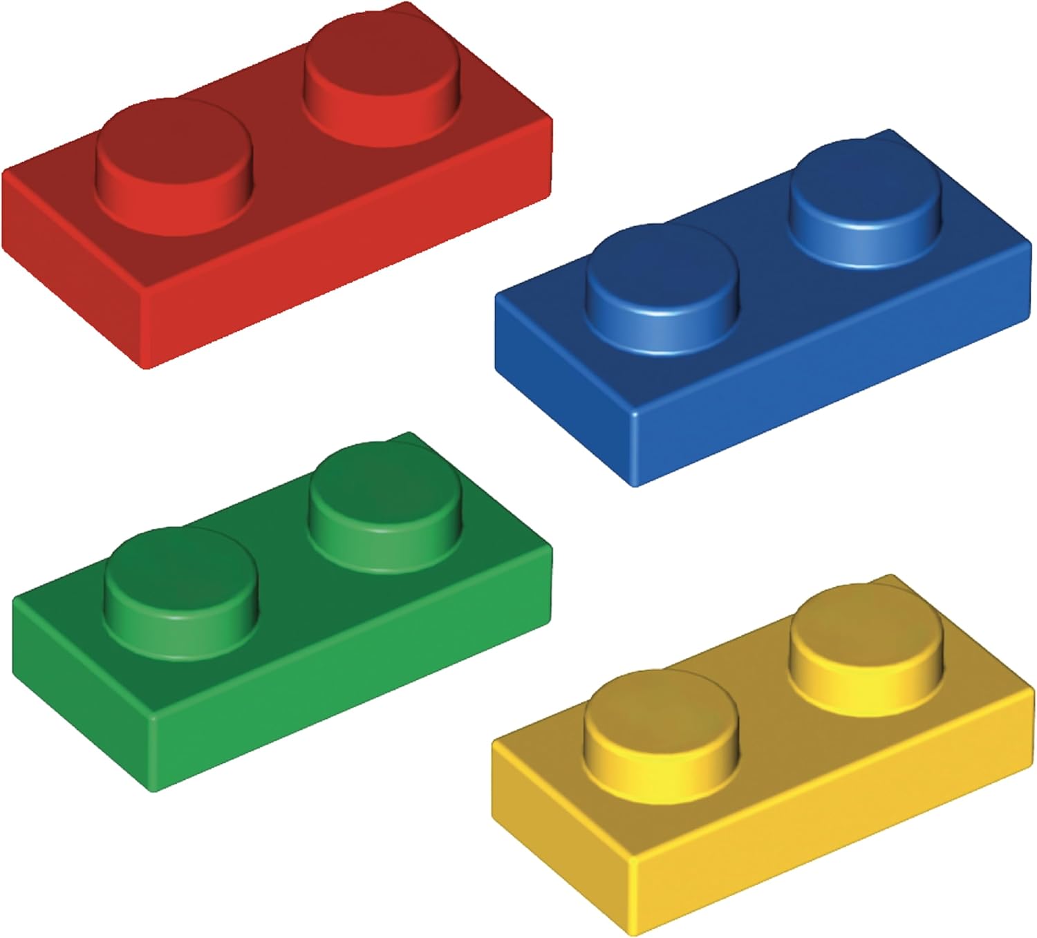 Amazon.com: Minizfigs 1x2 Classic Building Toy Plates 400 Pcs - Bulk ...