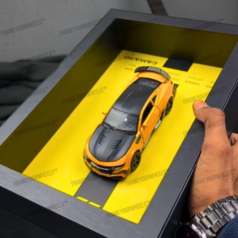 FrameYourWheels 3D Diecast Model Car Frame, Camaro Car, Interactive ...