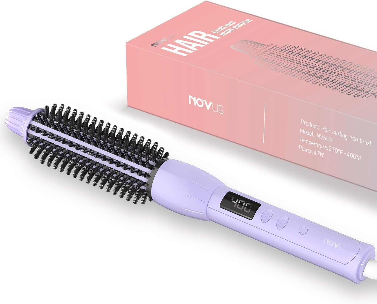 Amazon.com : Novuspro Hair Brush: 1 Inch Brush for Curly Hair with Anti ...
