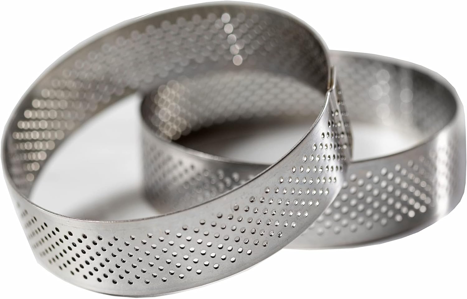 Amazon.com: Pastry Chef's Boutique Perforated Stainless Steel Tart Pie ...