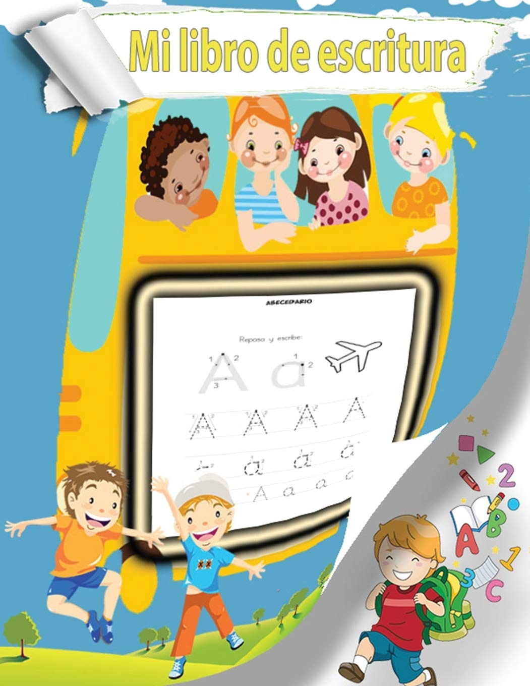 Buy Mi libro de escritura: Escribe las letras - Cuaderno de escritura ...