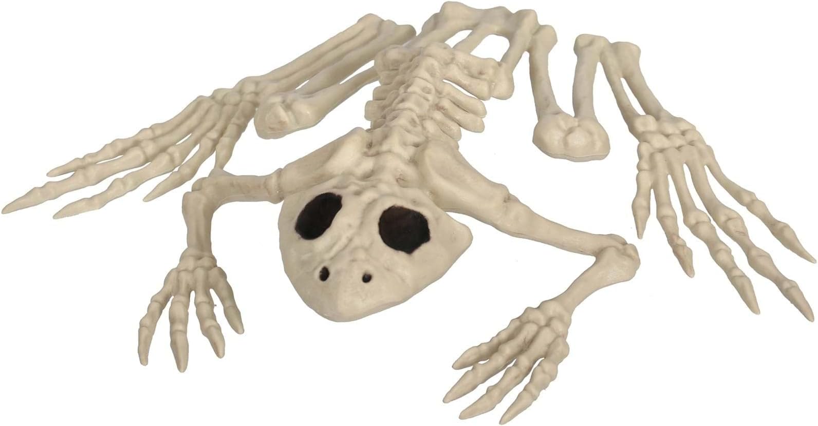 Amazon.com: Seasons 8" Skeleton Frog Halloween Decoration, Standard ...