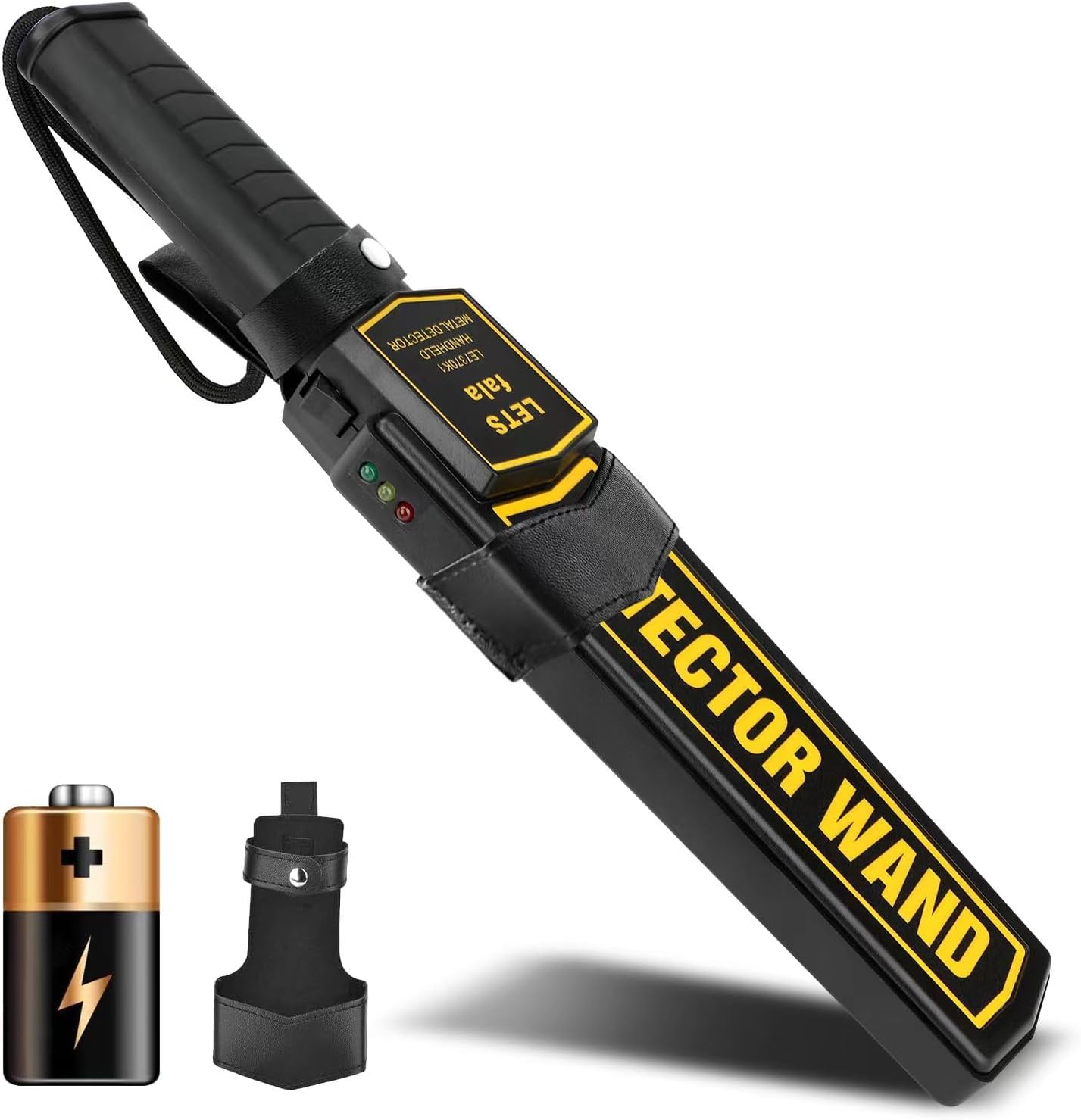 Amazon.com : LETSFALLA Handheld Metal Scanner Detector Security Wand ...
