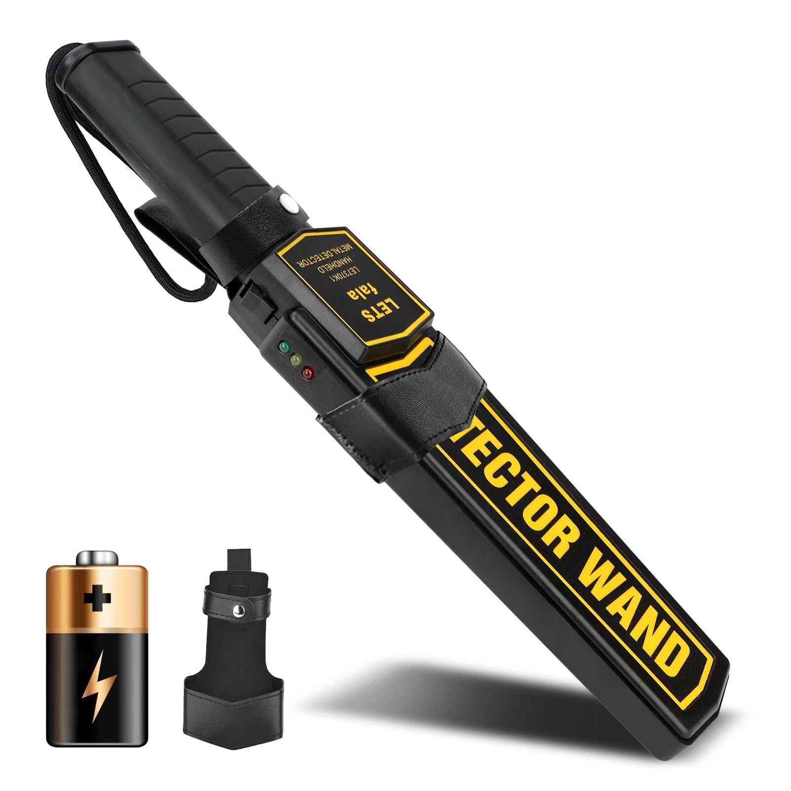 Amazon.com : LETSFALLA Handheld Metal Scanner Detector Security Wand ...