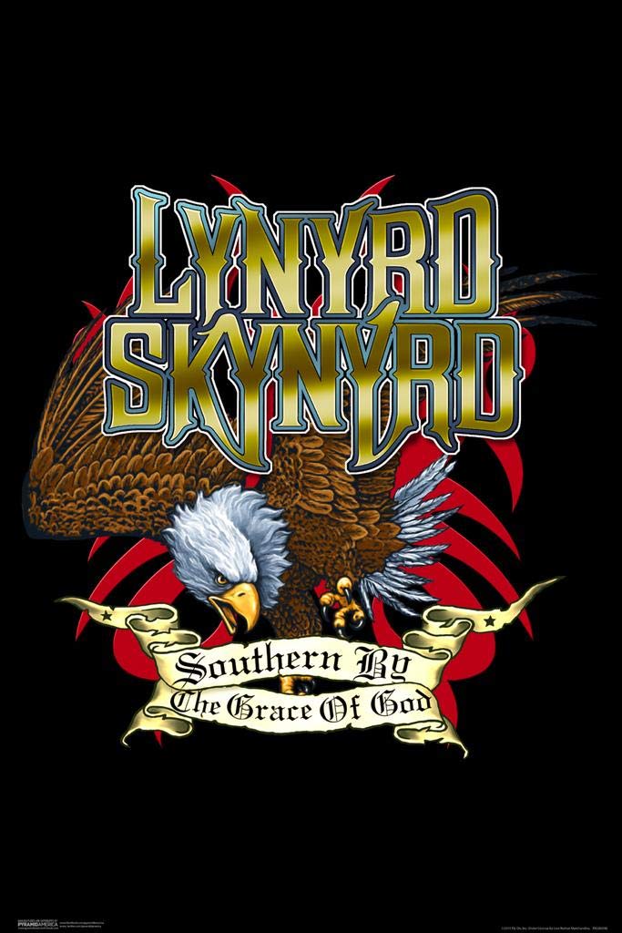 Pyramid America Lynyrd Skynyrd Eagle Laminated Dry Erase Sign Poster ...