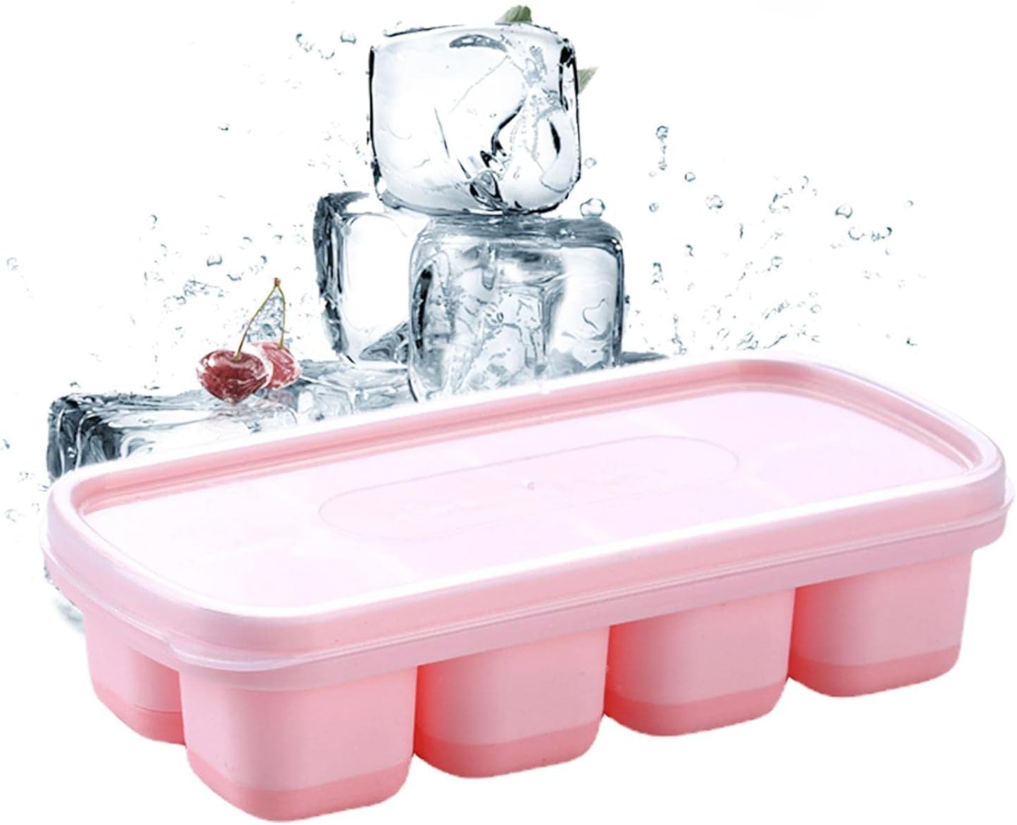 Bac à glaçons | Bac de congélation facile à démouler avec couvercles ...