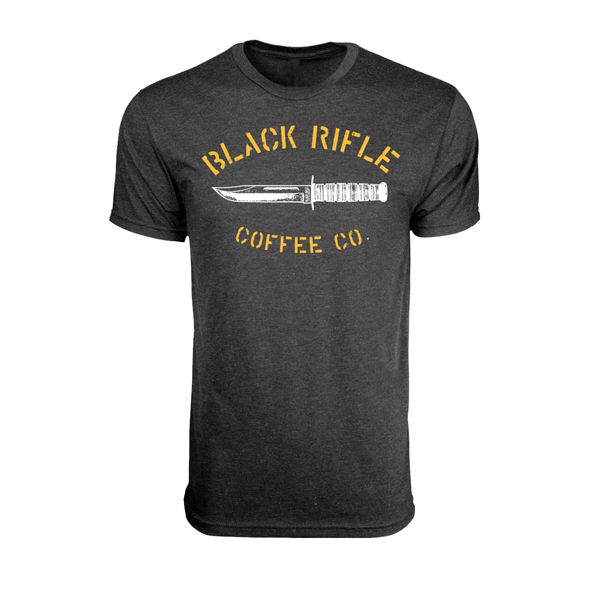 Amazon.com: Black Rifle Coffee Company Combat Knife T-Shirt, Vintage ...