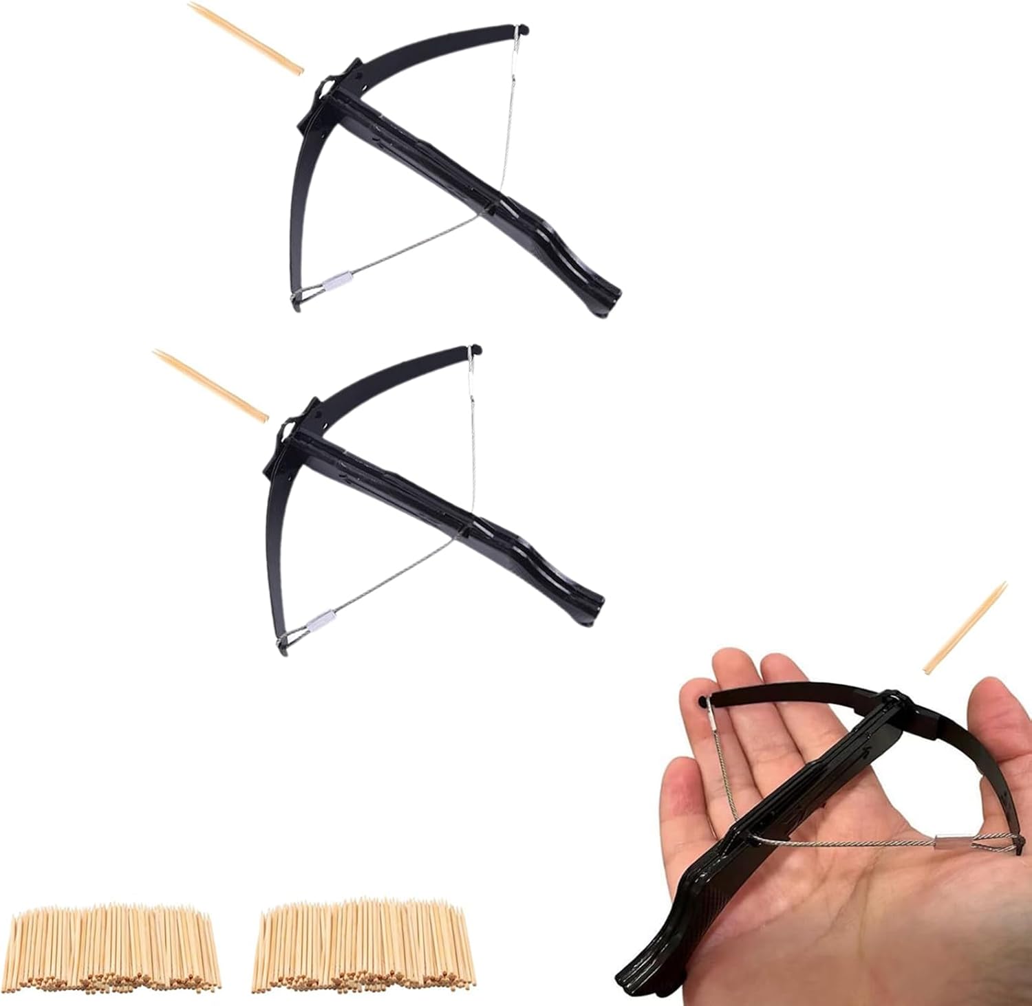 Metal Mini Arrow Model - 2024 New Mini Full Metal Toothpick Hair ...