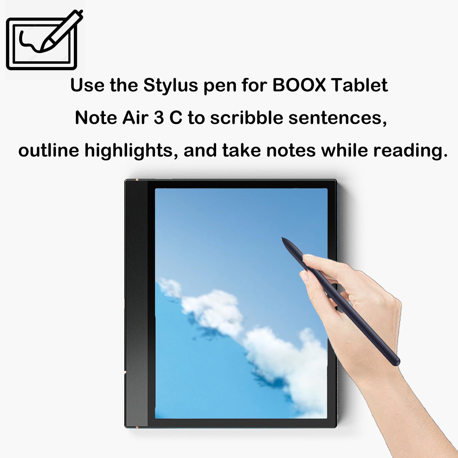 Snapklik.com : Stylus Pen For BOOX Tablet Note Air 3 C E Ink Tablet 10. ...