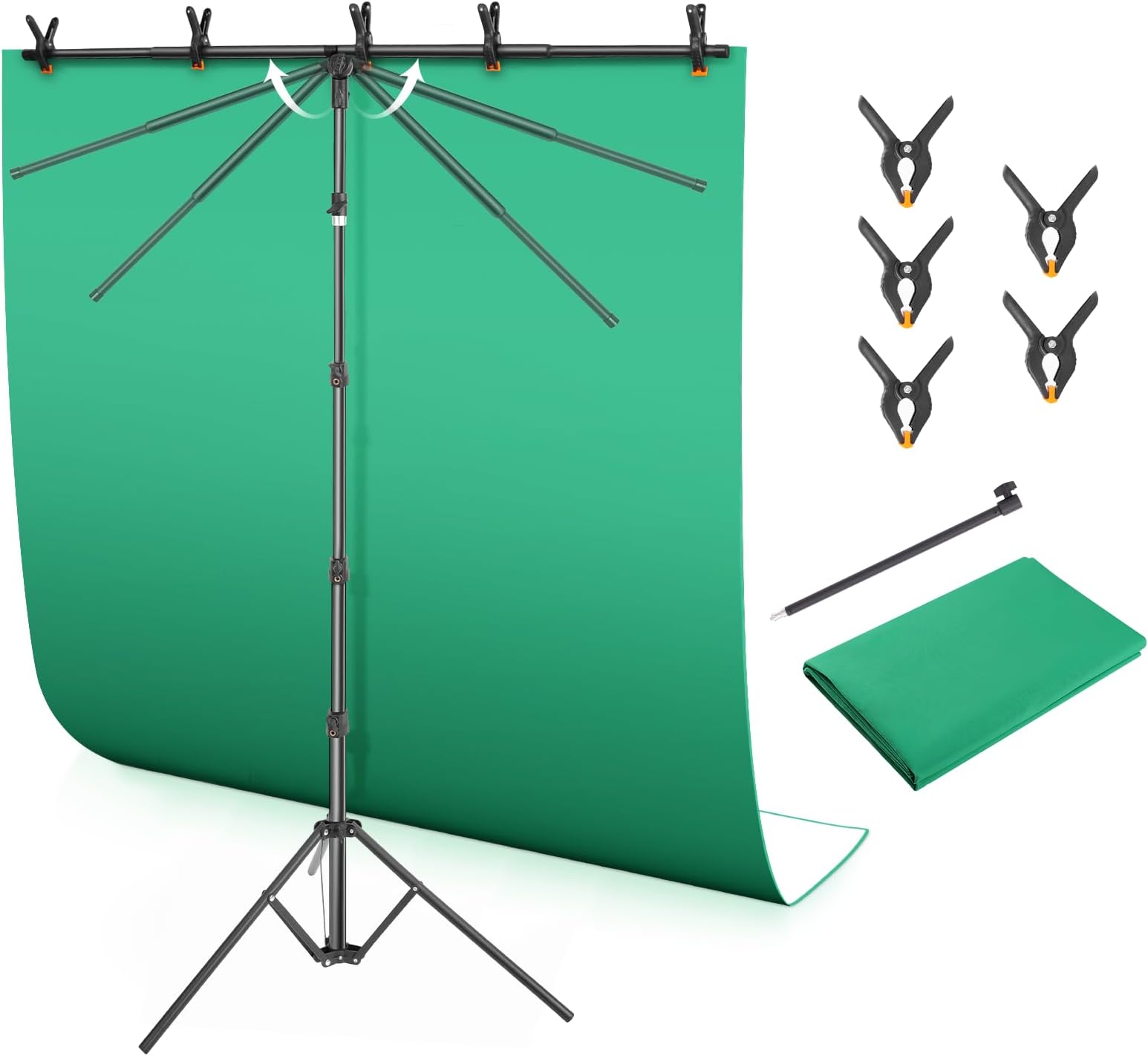 Amazon.com : Banner Stand, 4.6ft x 6ft Adjustable Photo Backdrop Stand ...