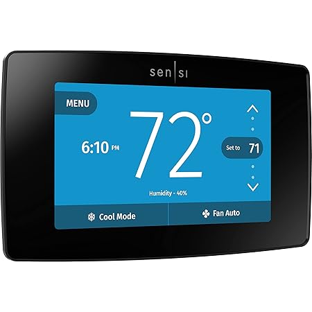 Lennox S40 (22V24) Smart Thermostat, Touchscreen, WiFi, Communicating ...