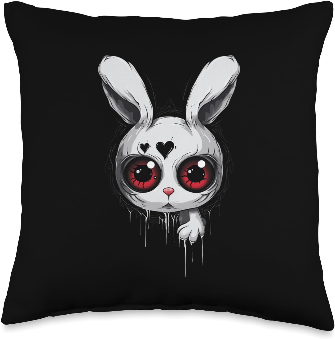 Amazon.com: Dark Emo Goth Cute Creepy Bunny Kawaii For Women Kawaii ...