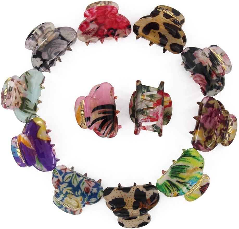 Amazon.com : Ahoney 10Pcs Mini Hair Clips: 1inch Matte Jaw Clips ...