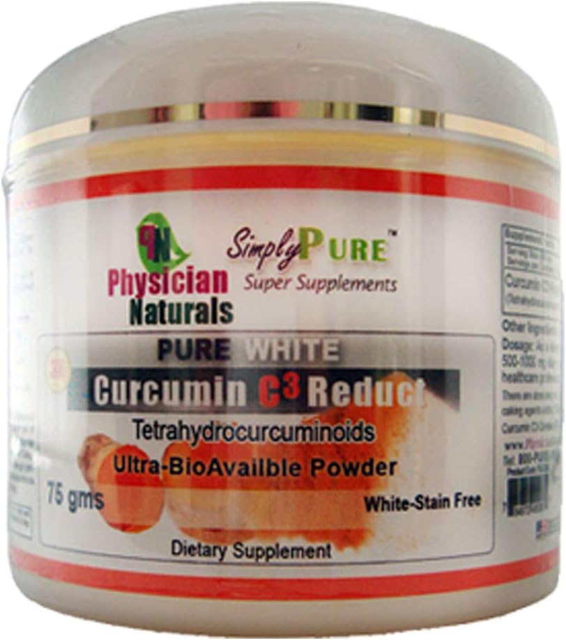 Amazon.com: Pure White Curcumin C3 Reduct Powder 3X Absorption and 180X ...