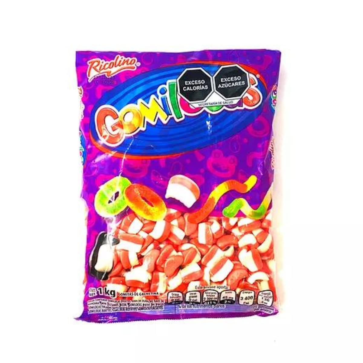 Gomitas Dientes 1Kg Ricolino Gomilocas Snacks Botanas : Amazon.com.mx ...
