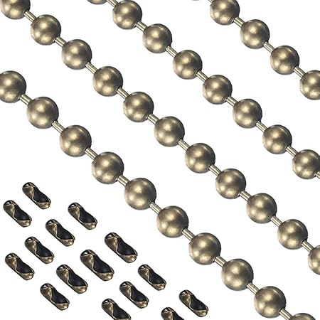 Pull Chain, 2 Pieces 36" Stainless Steel Bead Chain, Great Pulling ...