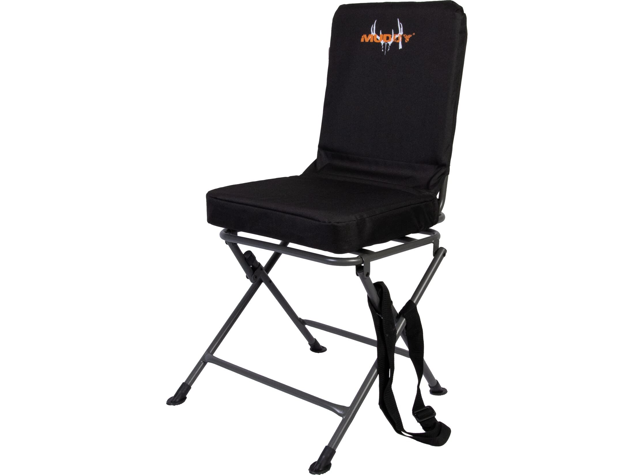 Amazon.com : Muddy Outdoors Padded Swivel Chair, One Size, Black ...