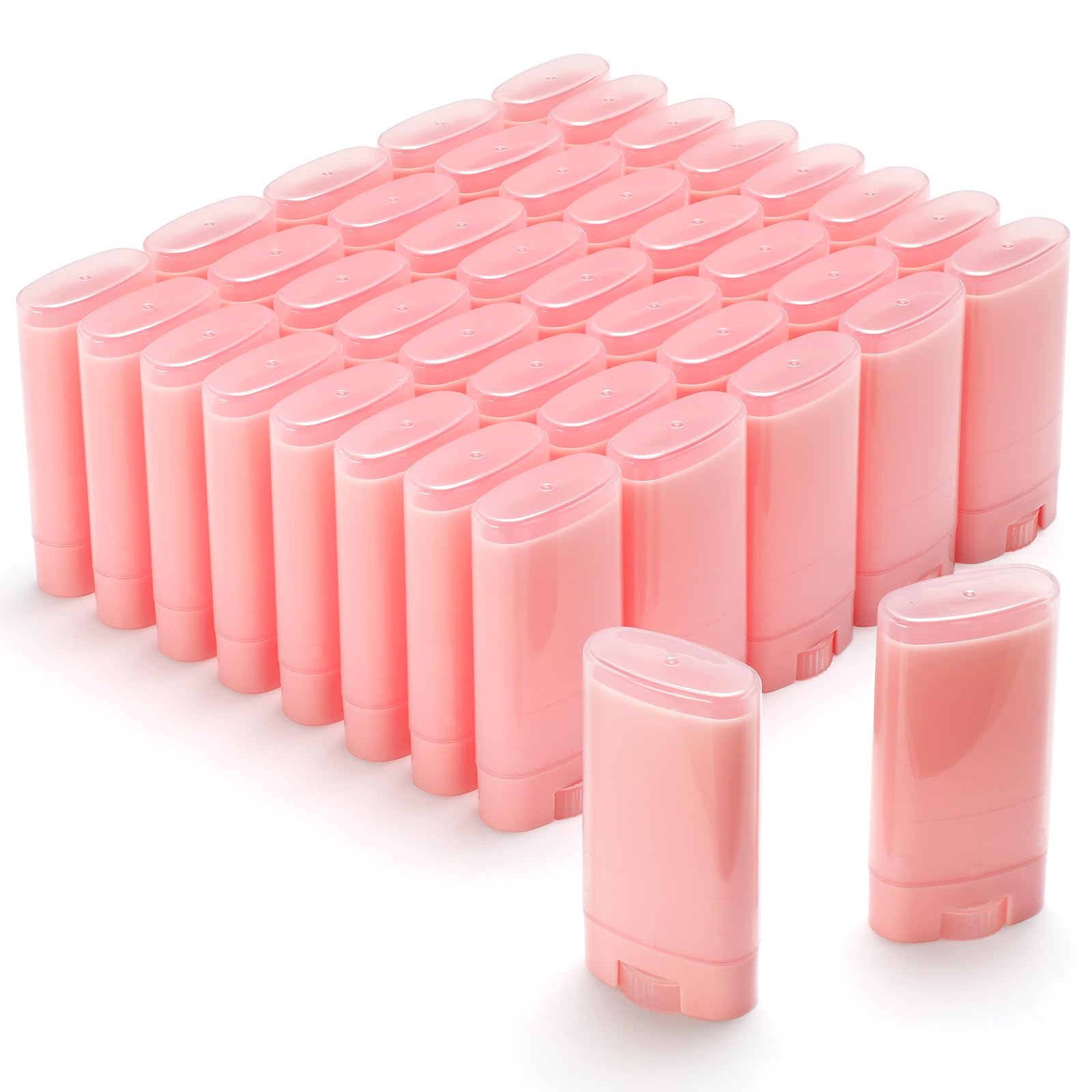100 Pcs Plastic Empty Deodorant Containers 1/2 oz Travel Deodorant 15ml ...