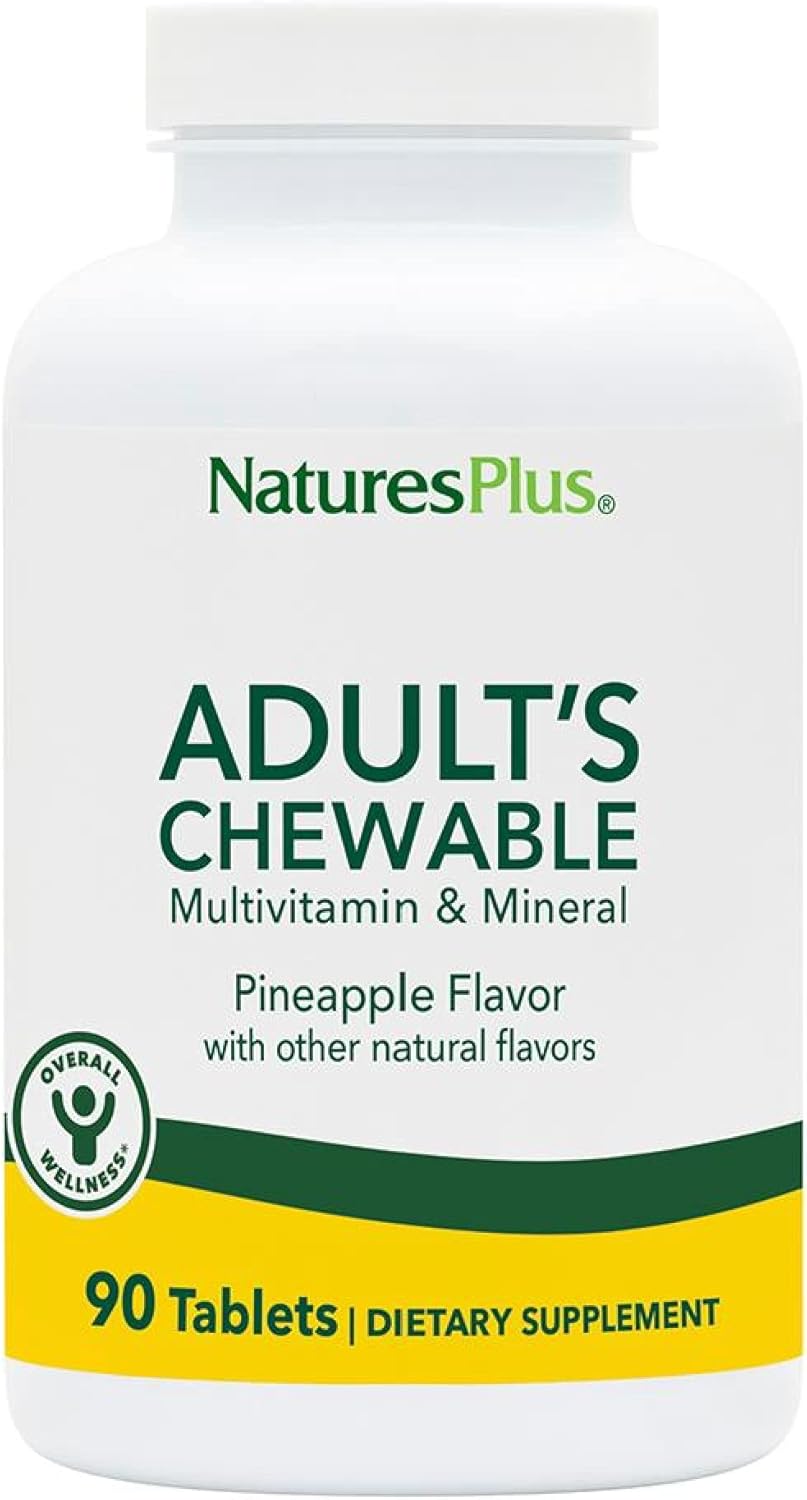 Amazon.com: Natures Plus Adult's Chewable Multivitamin - 90 Vegetarian ...