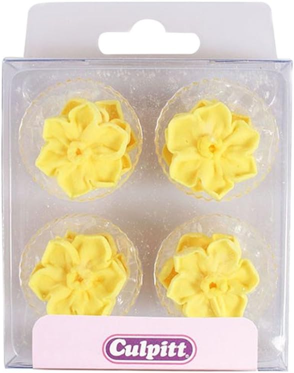 Culpitt Sugar Piping Daffodils, Hand Piped Royal Icing Sugar ...