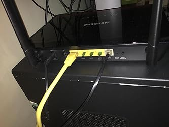 Netgear D6000-100PES AC750 Mbps WiFi Modem Router, ADSL2+, 4 Porte ...