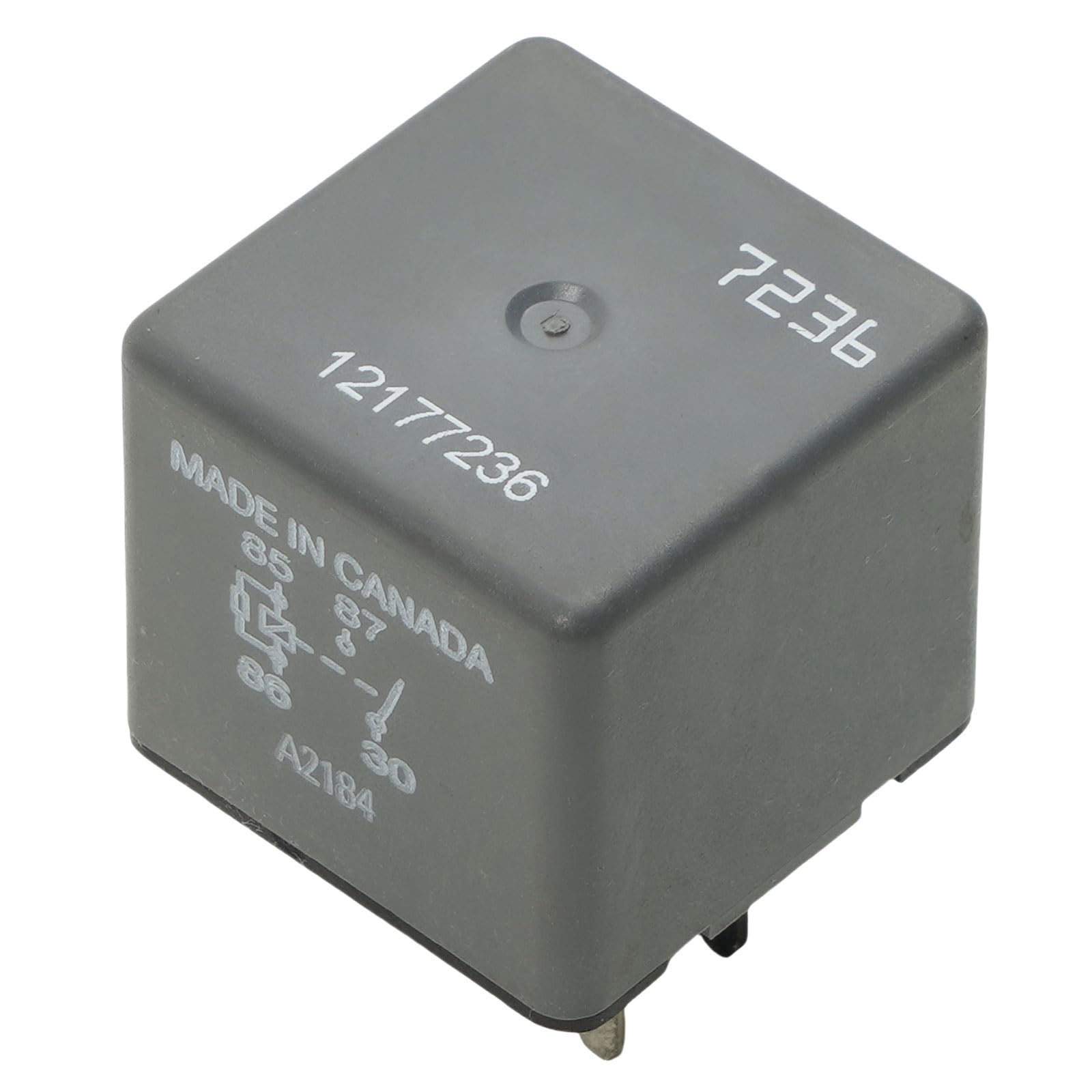 Snapklik.com : 12177236 12VDC 7236 Relay 40A 4Pin 1 Form A Quick ...