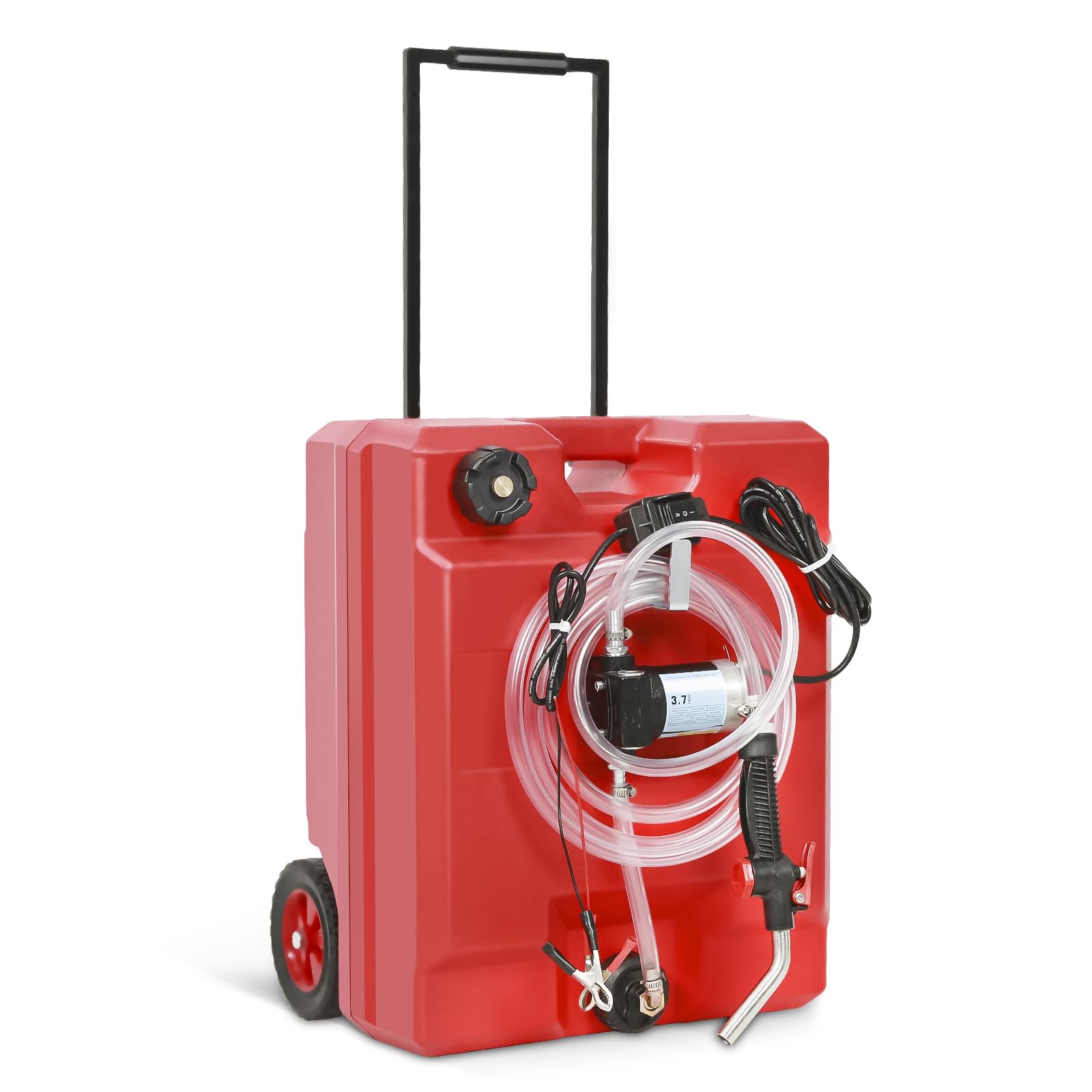 Amazon.com: 13 Gallon Portable Fuel Caddy Tank with 12V DC Electric ...