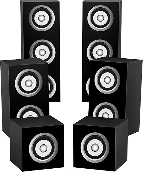 Amazon.com: Naozinebi 6 Pcs 80s 90s Party Boxes Hip Hop Party ...