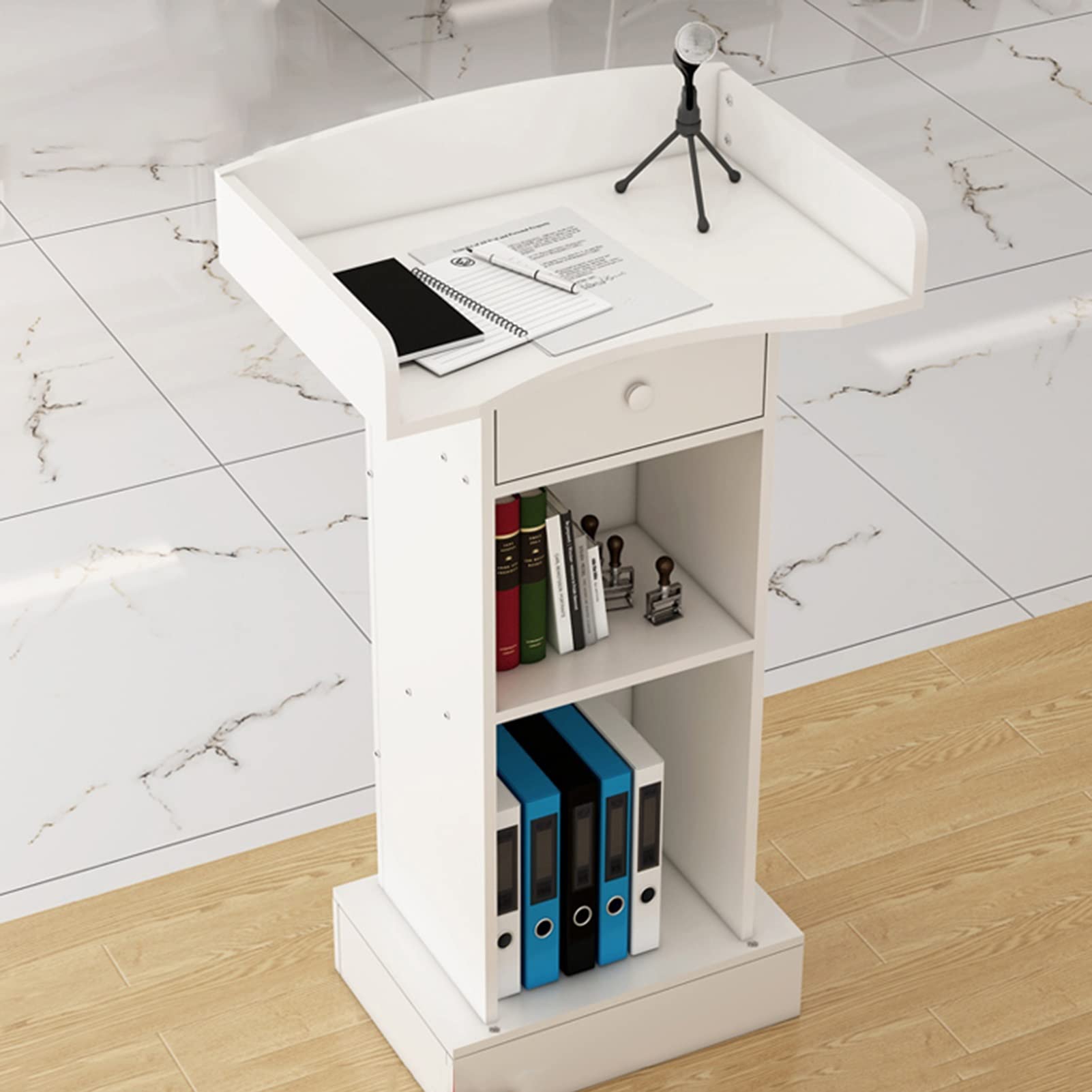 Buy Podium Large Pulpit Podiums, Standing Lecture Stand - Extra 2 ...