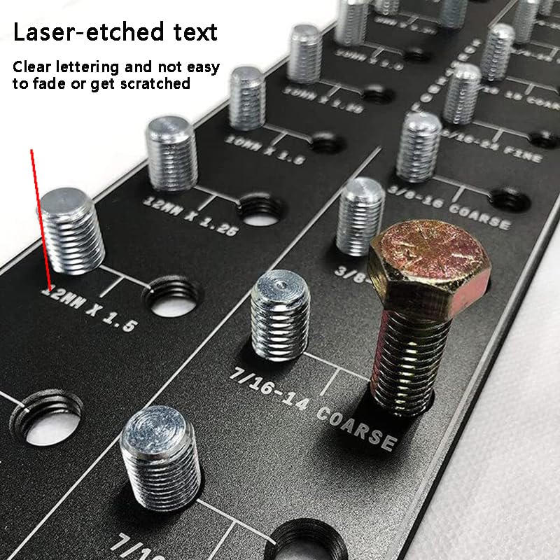 Snapklik.com : Bolt And Nut Identifier Gauge Nut And Bolt Thread ...