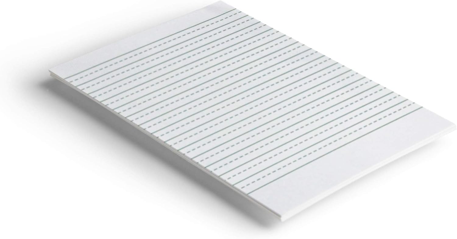 A4 Raised Line Handwriting Paper with Wide Lines (50) : Amazon.co.uk ...