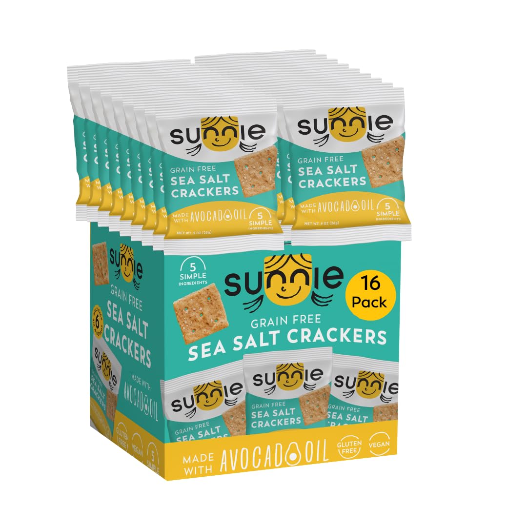 Snapklik.com : Sunnie Gluten Free Crackers - Healthy Single Serve Grain ...