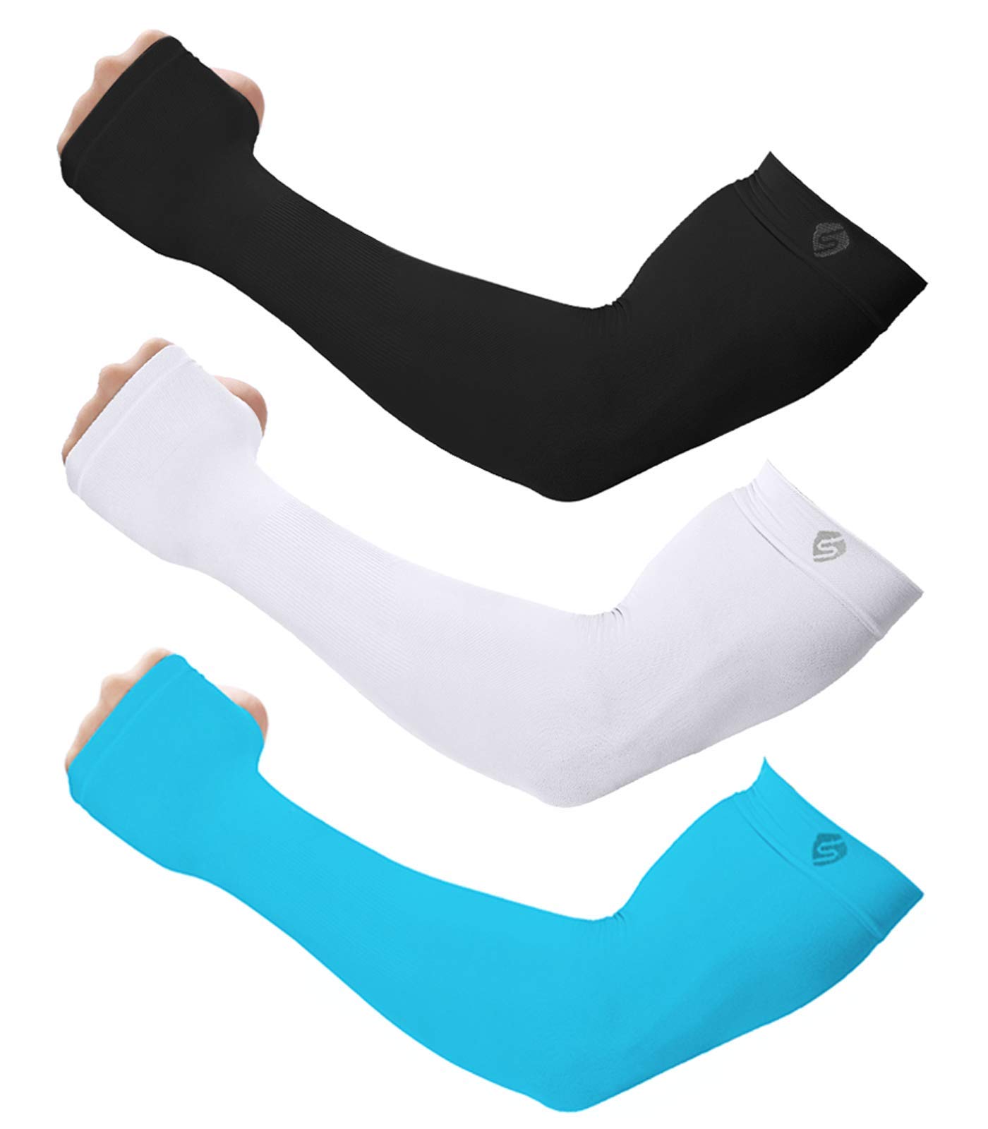 Snapklik.com : Arm Sleeves For Men Women UV Sun Protection Compression ...