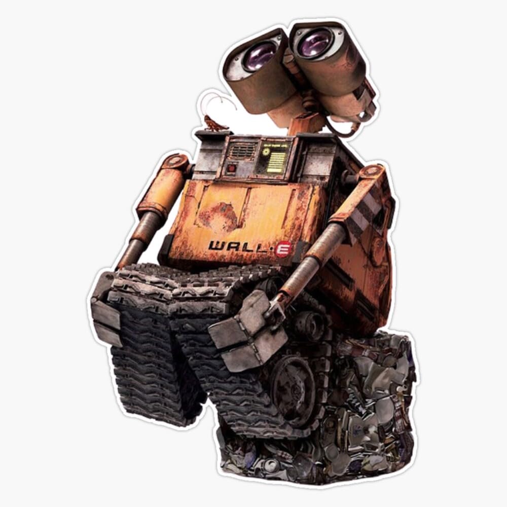 Amazon.com: Wall-E Sticker Bumper Sticker Vinyl Decal 5" : Automotive