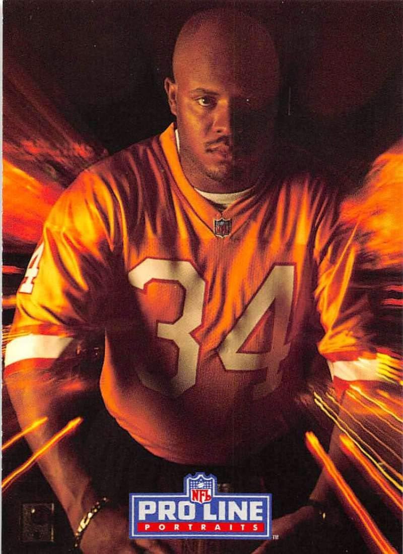 Amazon.com: 1993 Pro Line Portraits Football #480 Reggie Cobb Tampa Bay ...